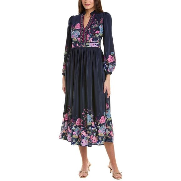 Johnny Was | Dresses | Johnny Was Womens Valeria Silk Maxi Dress | Poshmark